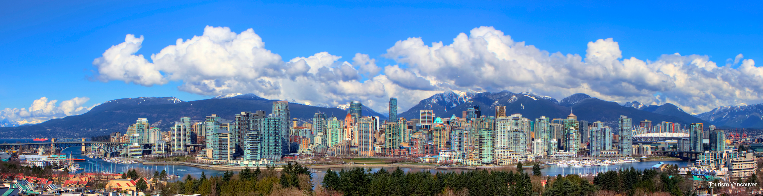 Vancouver Bc Skyline Panorama